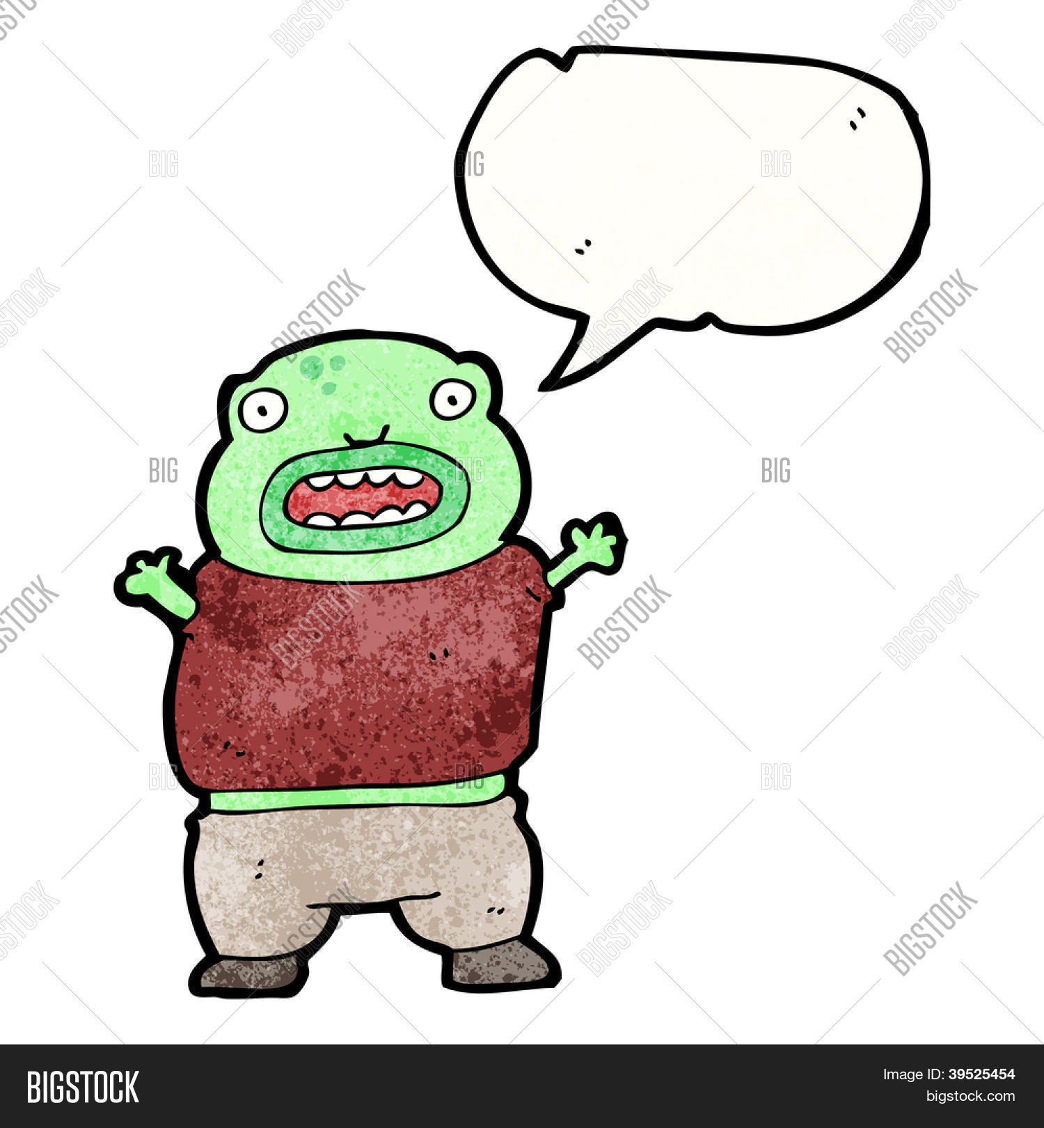 Cartoon Alien Boy Vector & Photo (Free Trial) | Bigstock