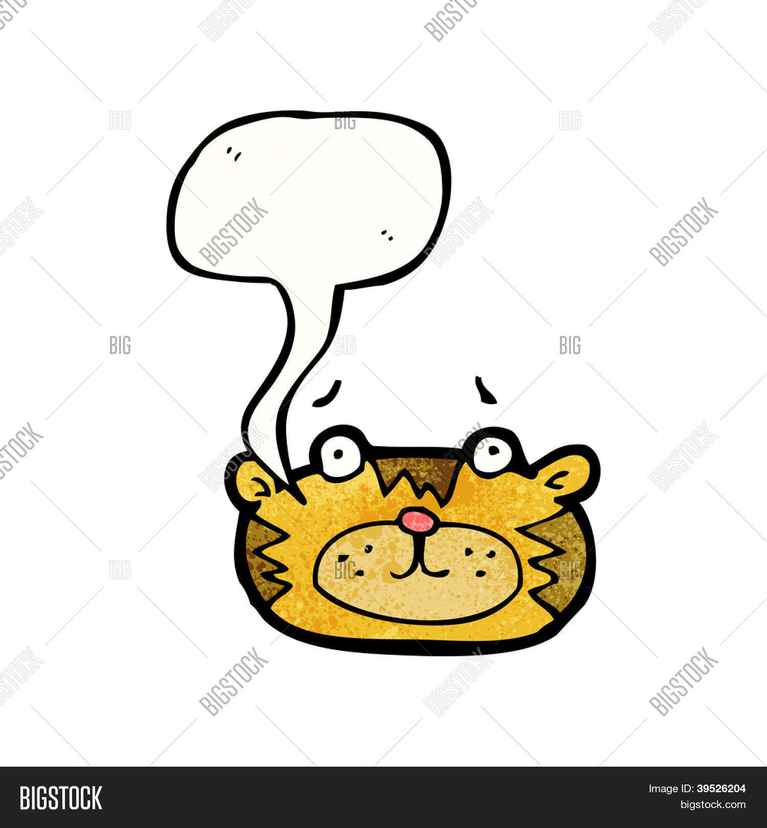 Cartoon Tiger Speech Vector & Photo (Free Trial) | Bigstock