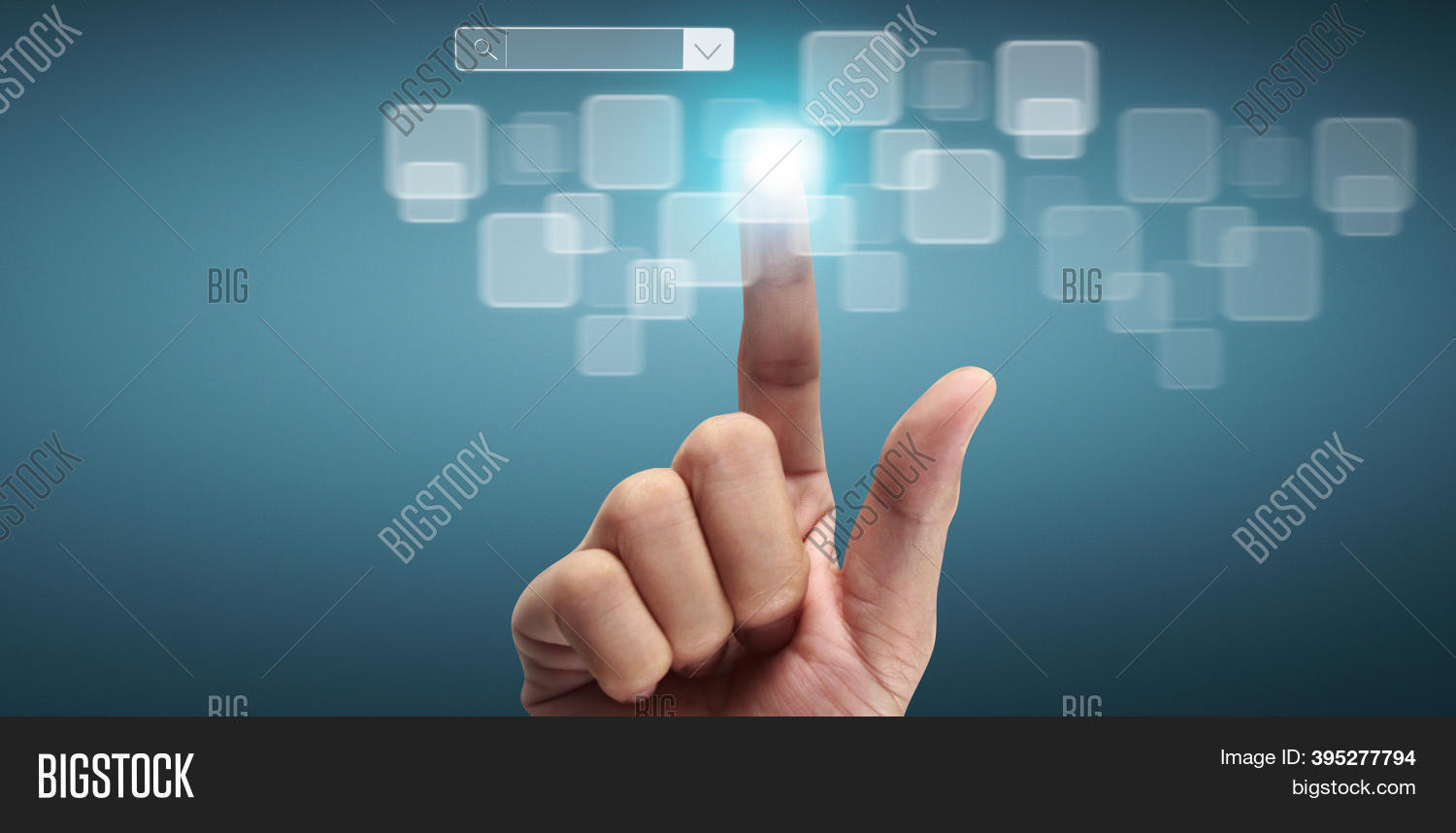 Hands Touching Button Image & Photo (Free Trial) | Bigstock