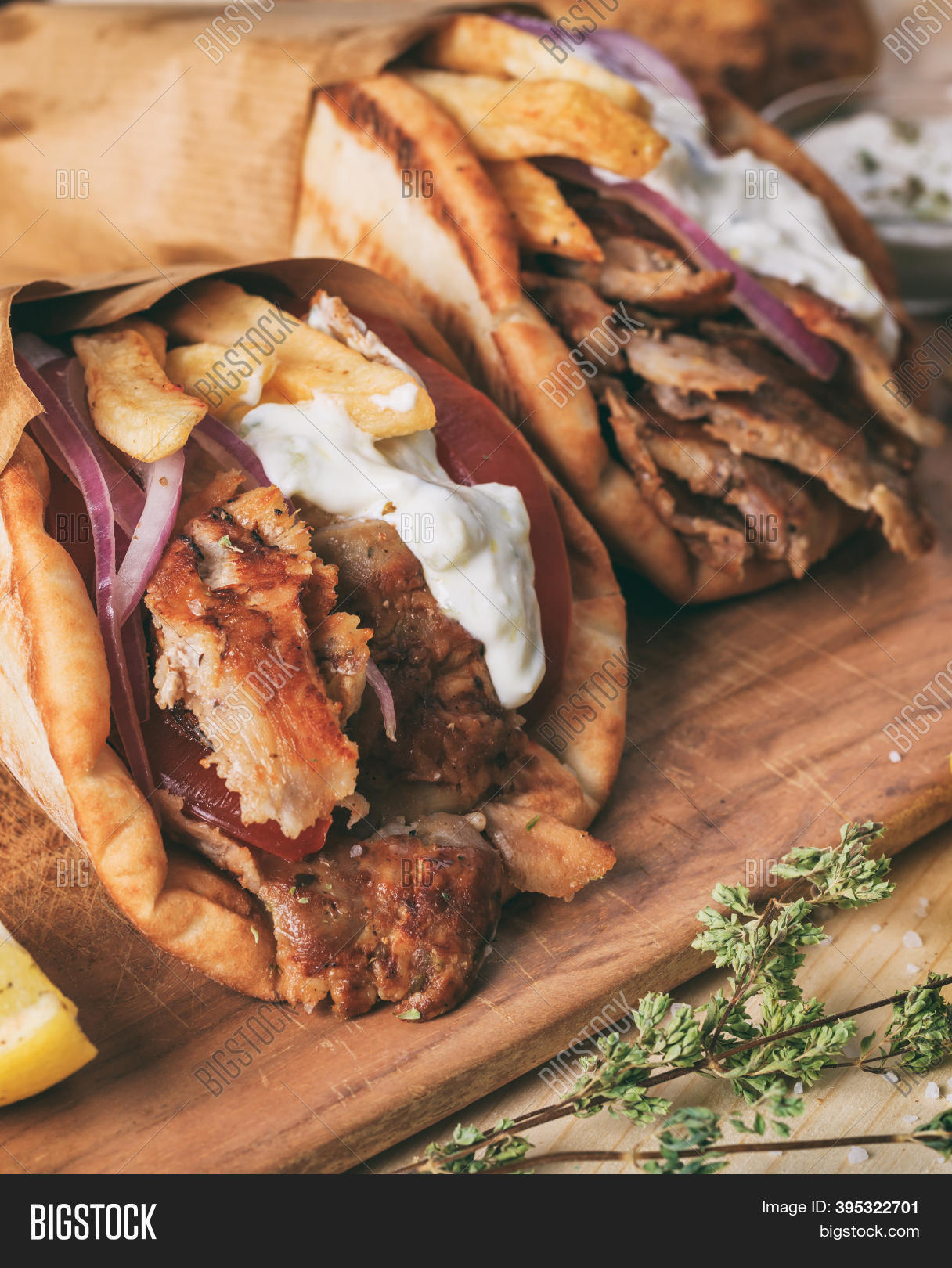 Gyros Grilled Meat Image & Photo (Free Trial) | Bigstock