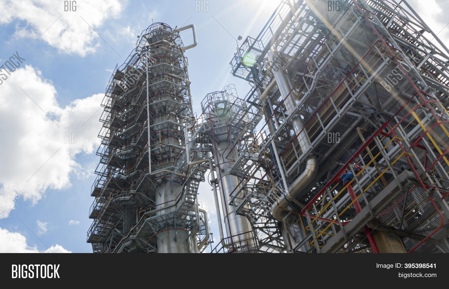 Distillation Tower Image & Photo (Free Trial) | Bigstock