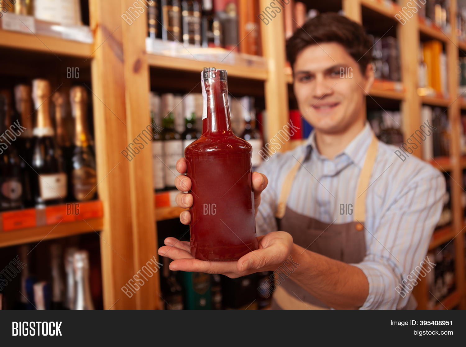 Cheerful Shopkeeper Image & Photo (Free Trial) | Bigstock