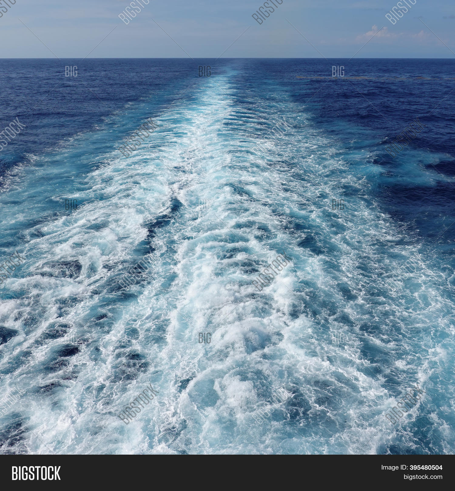 Cruise Ship Wake On Image & Photo (Free Trial) | Bigstock