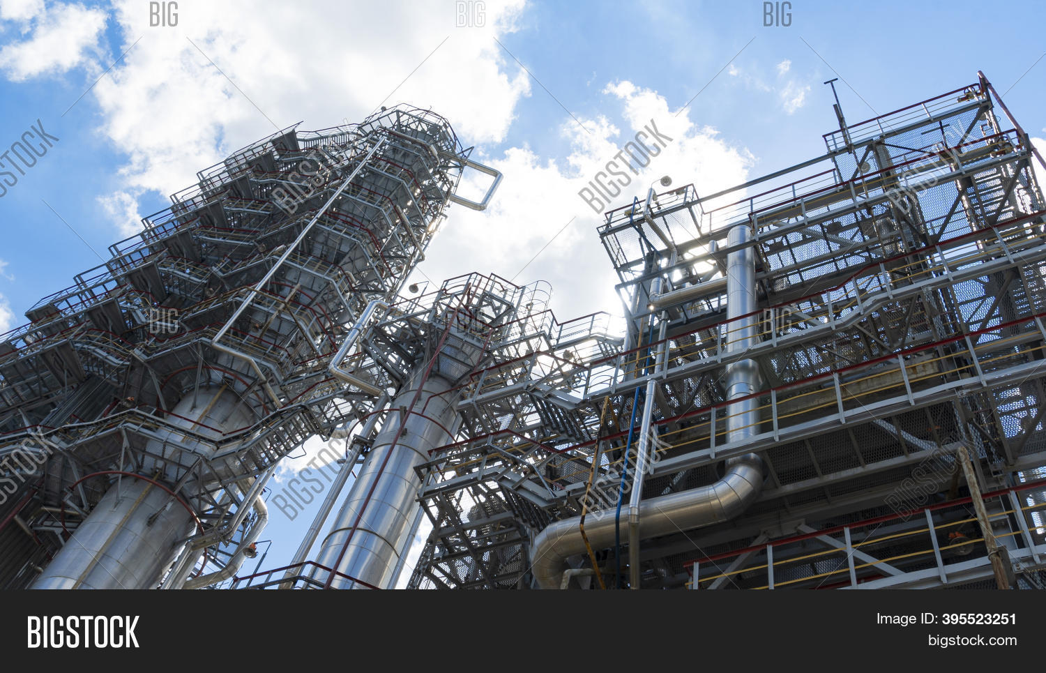 Distillation Tower Image & Photo (Free Trial) | Bigstock