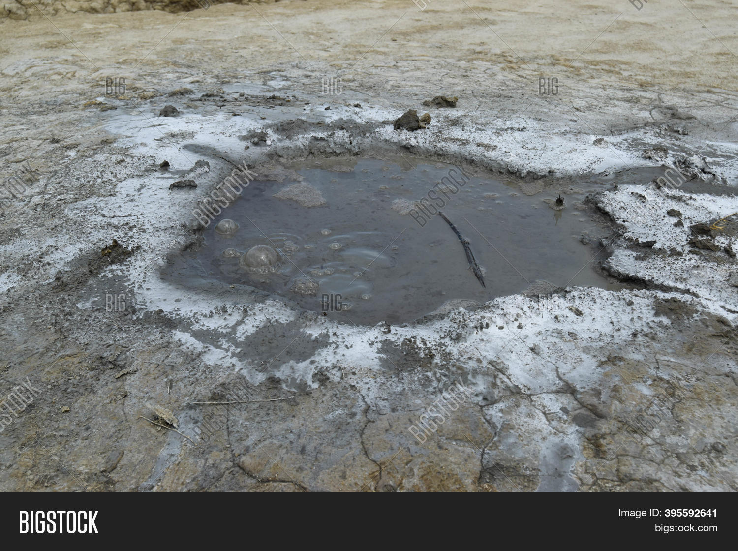 Mud Geyser Mud Volcano Image & Photo (Free Trial) | Bigstock