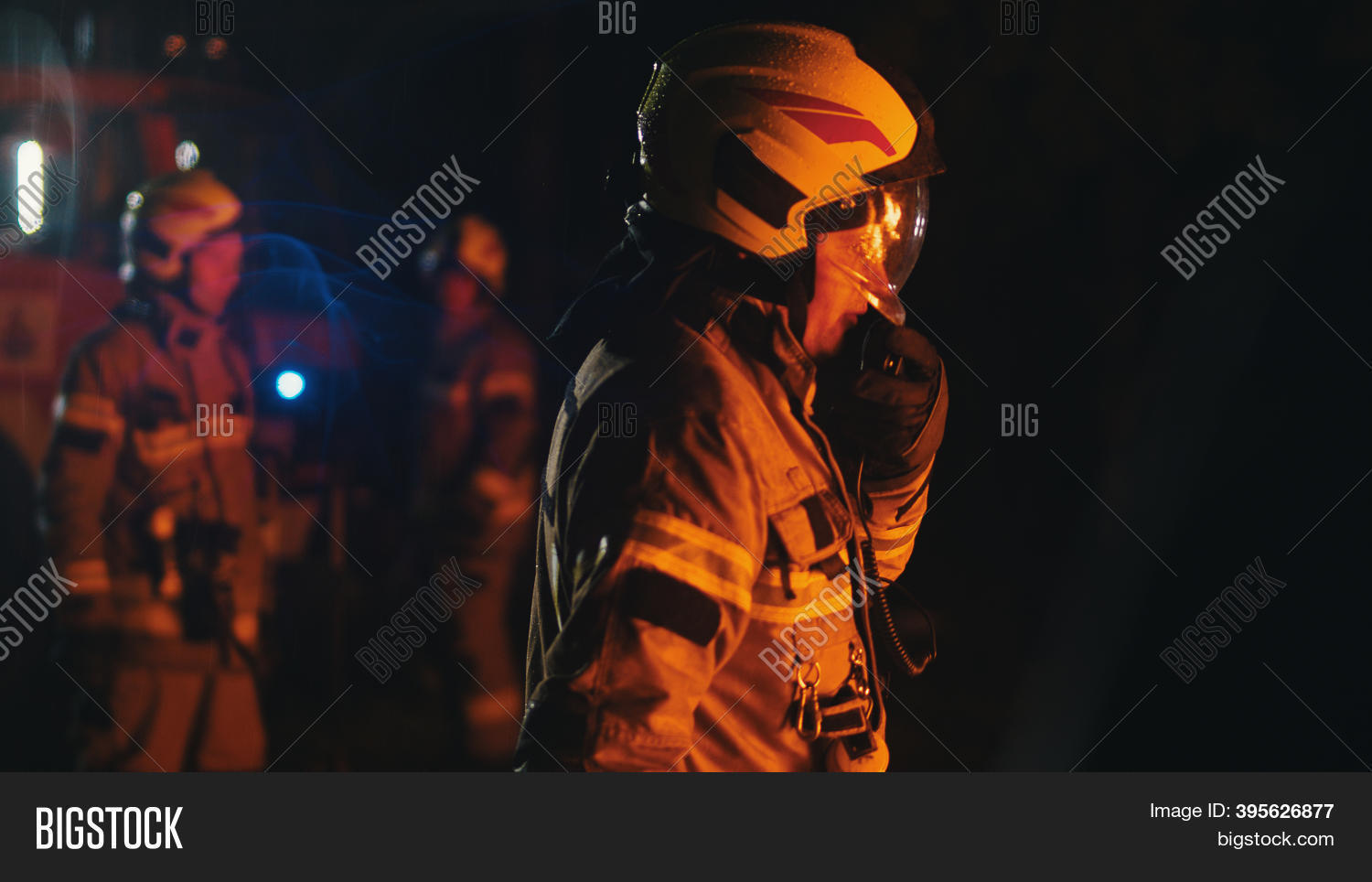 Close Firefighter Image & Photo (Free Trial) | Bigstock