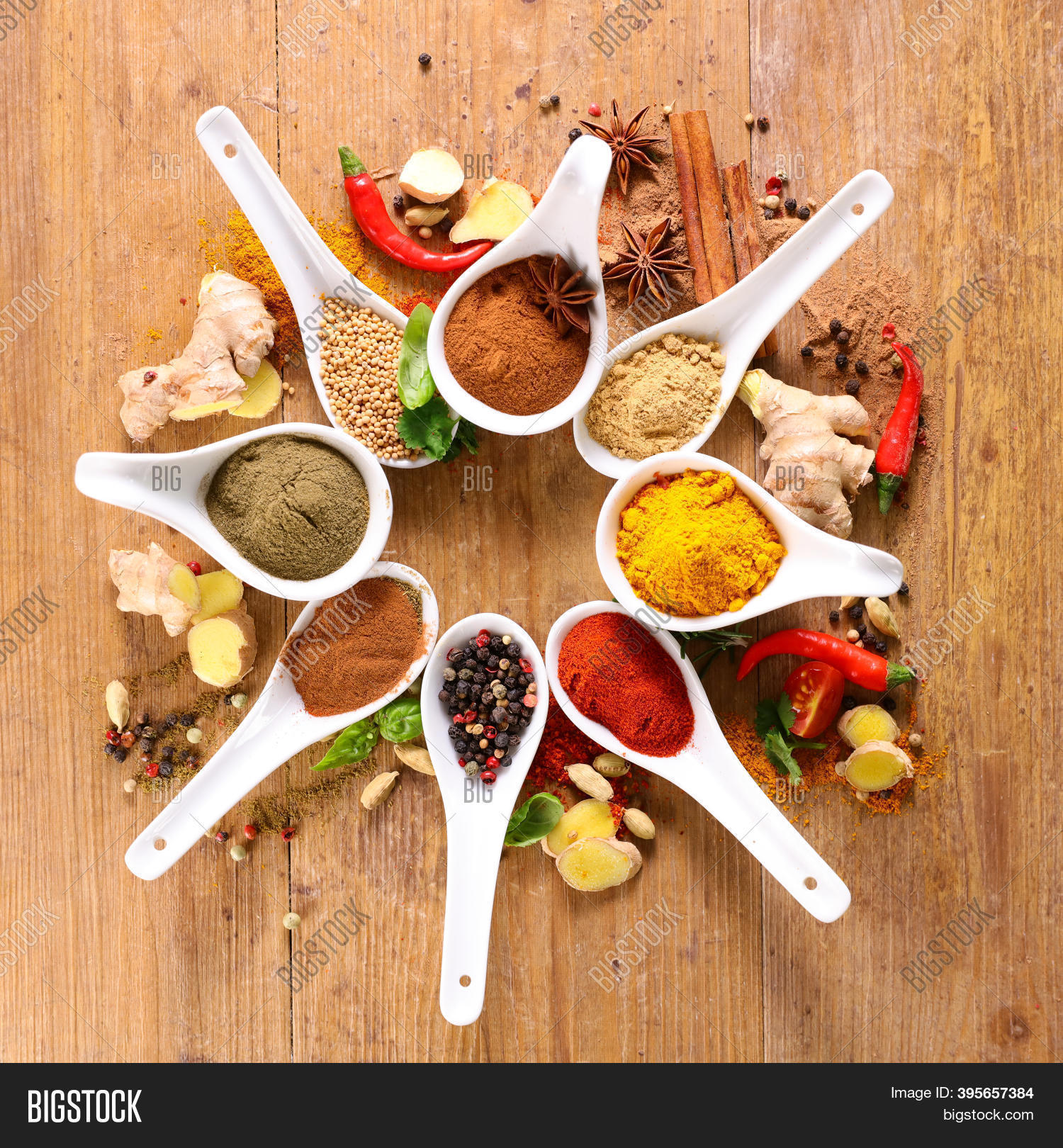 Allspices- Set Spices Image & Photo (Free Trial) | Bigstock