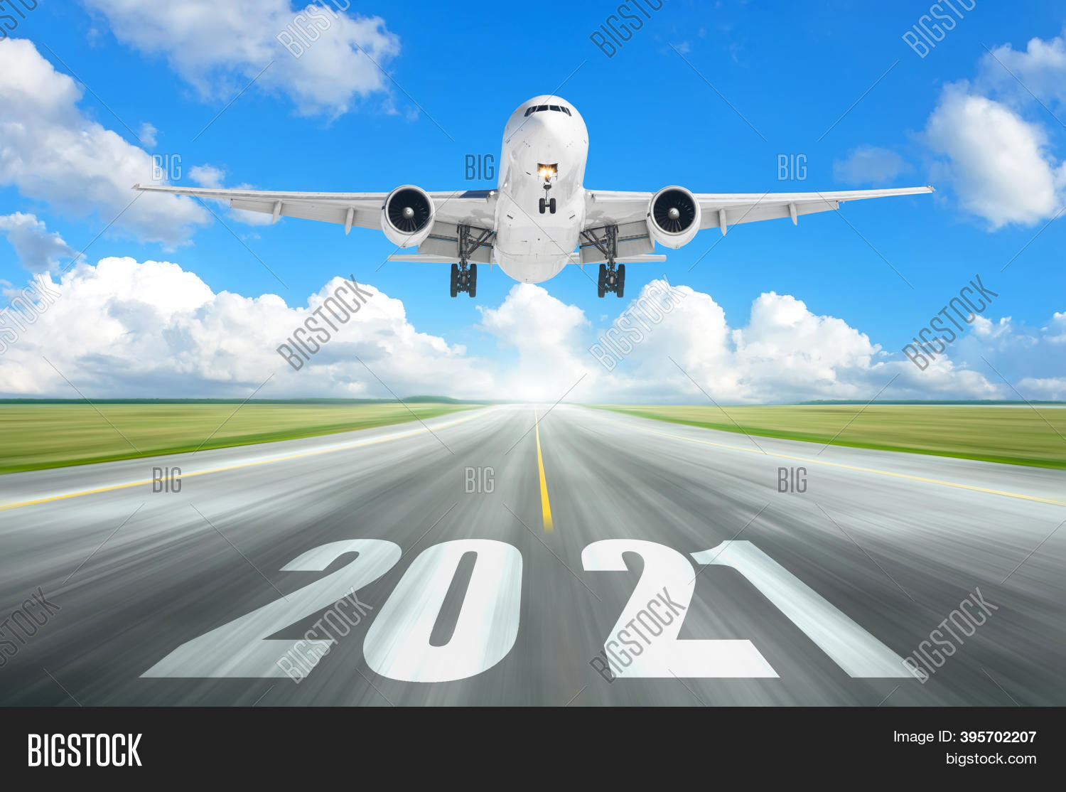Plane Flies Over Image & Photo (Free Trial) | Bigstock