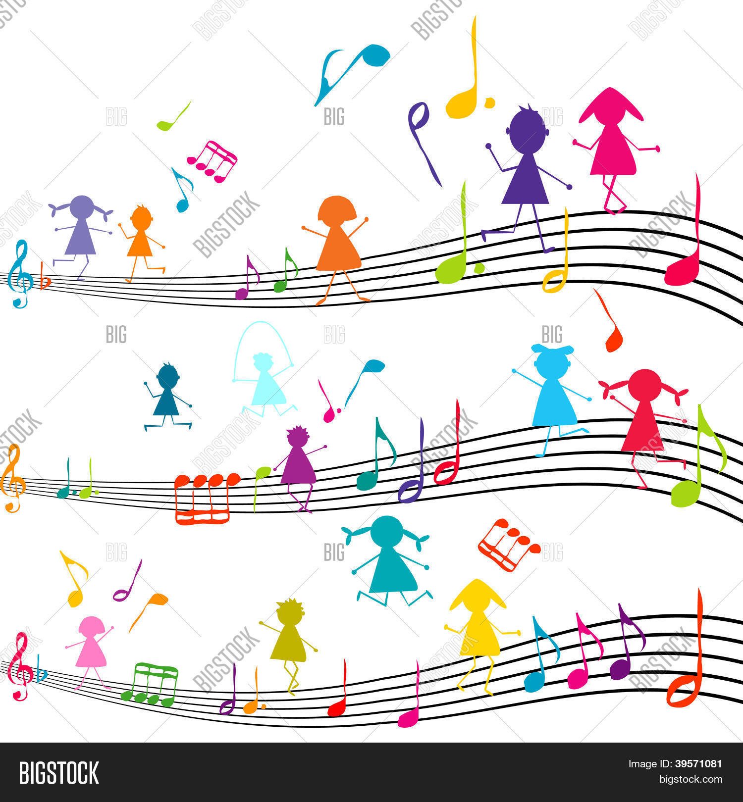 Music Note Kids Image & Photo (Free Trial) | Bigstock