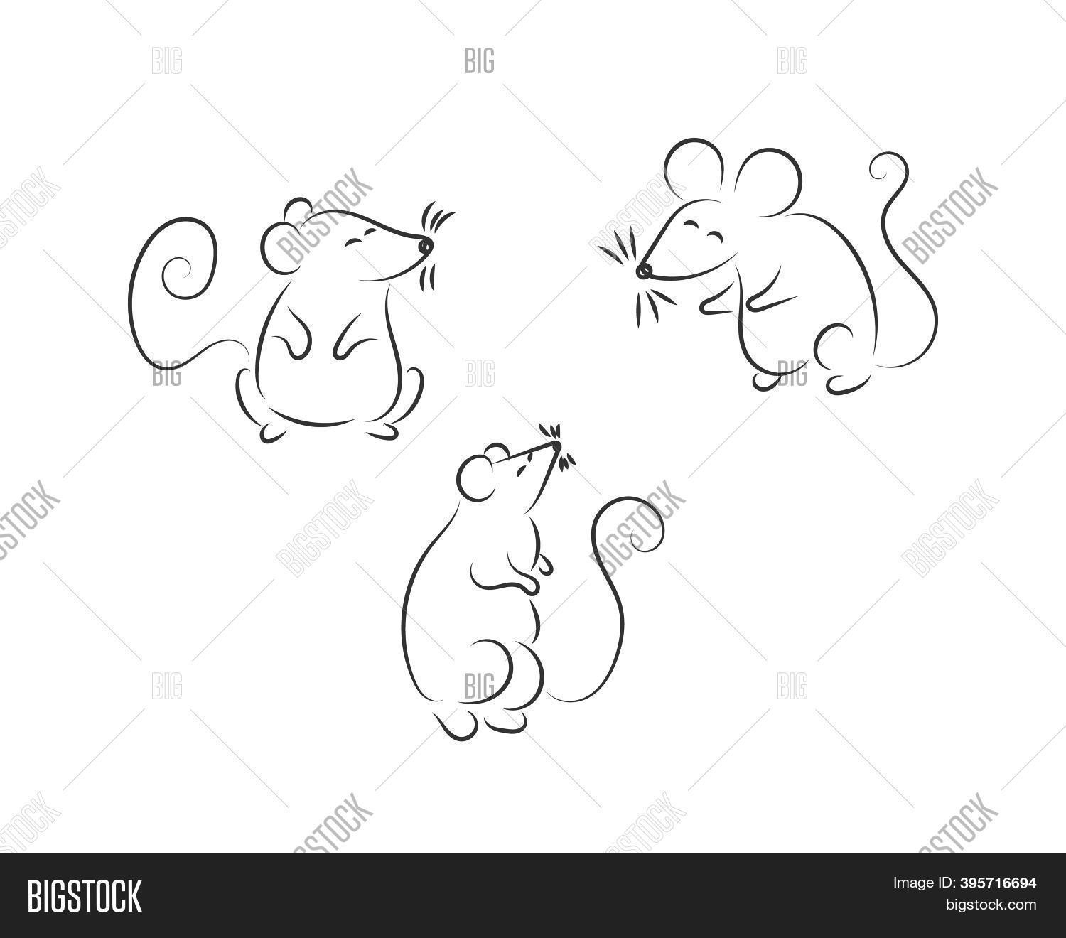 Illustration Mouse Rat Image & Photo (Free Trial) | Bigstock