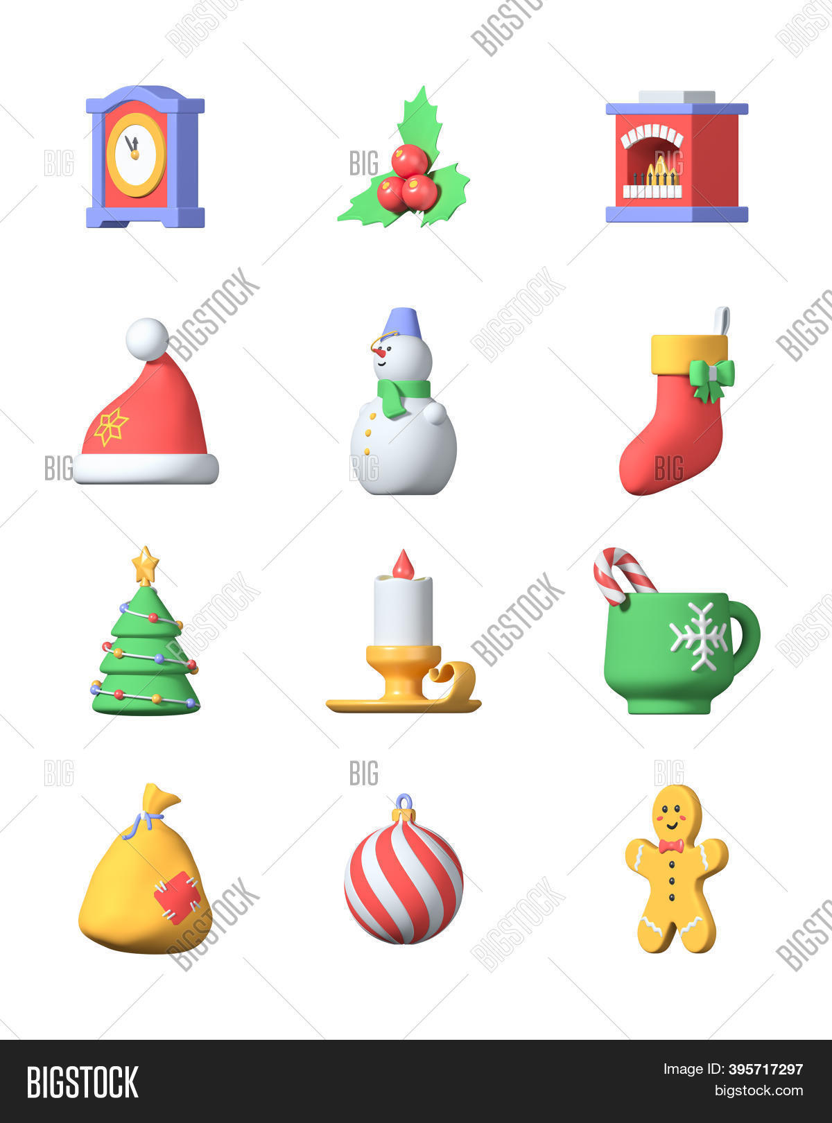 Winter Holiday Symbols Image & Photo (Free Trial) | Bigstock