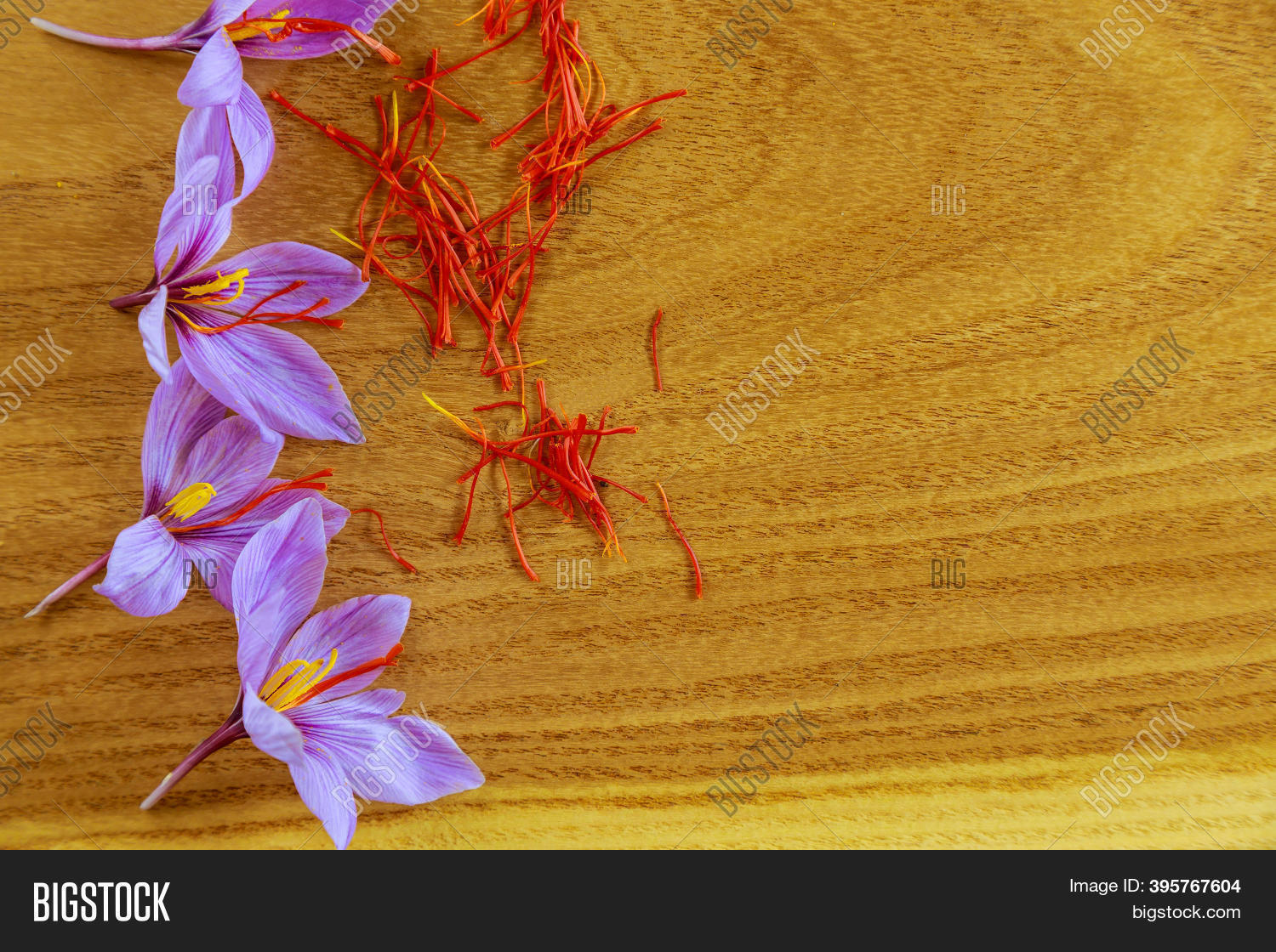Saffron Flowers Image & Photo (Free Trial) | Bigstock