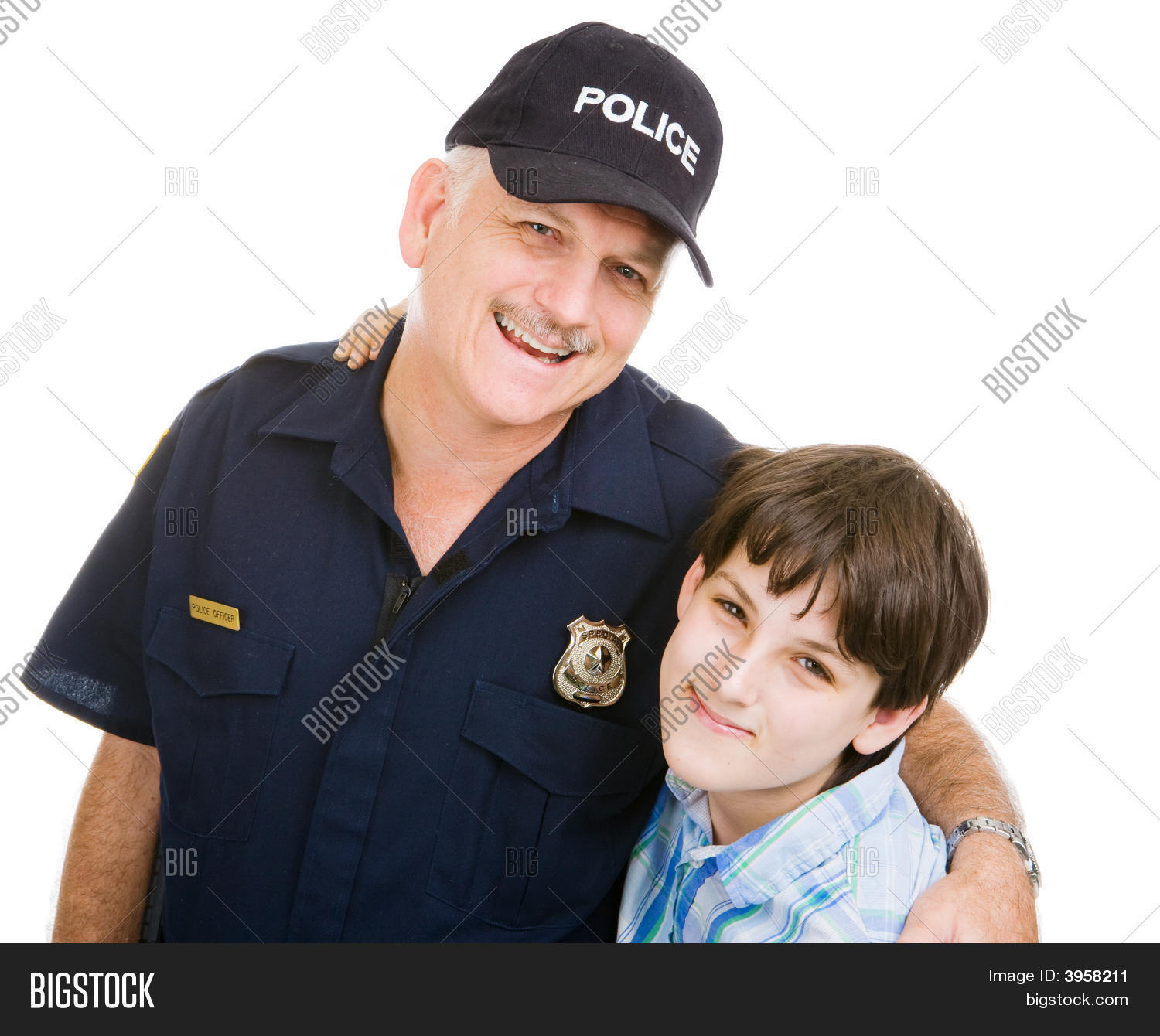 Policeman Boy Image & Photo (Free Trial) | Bigstock