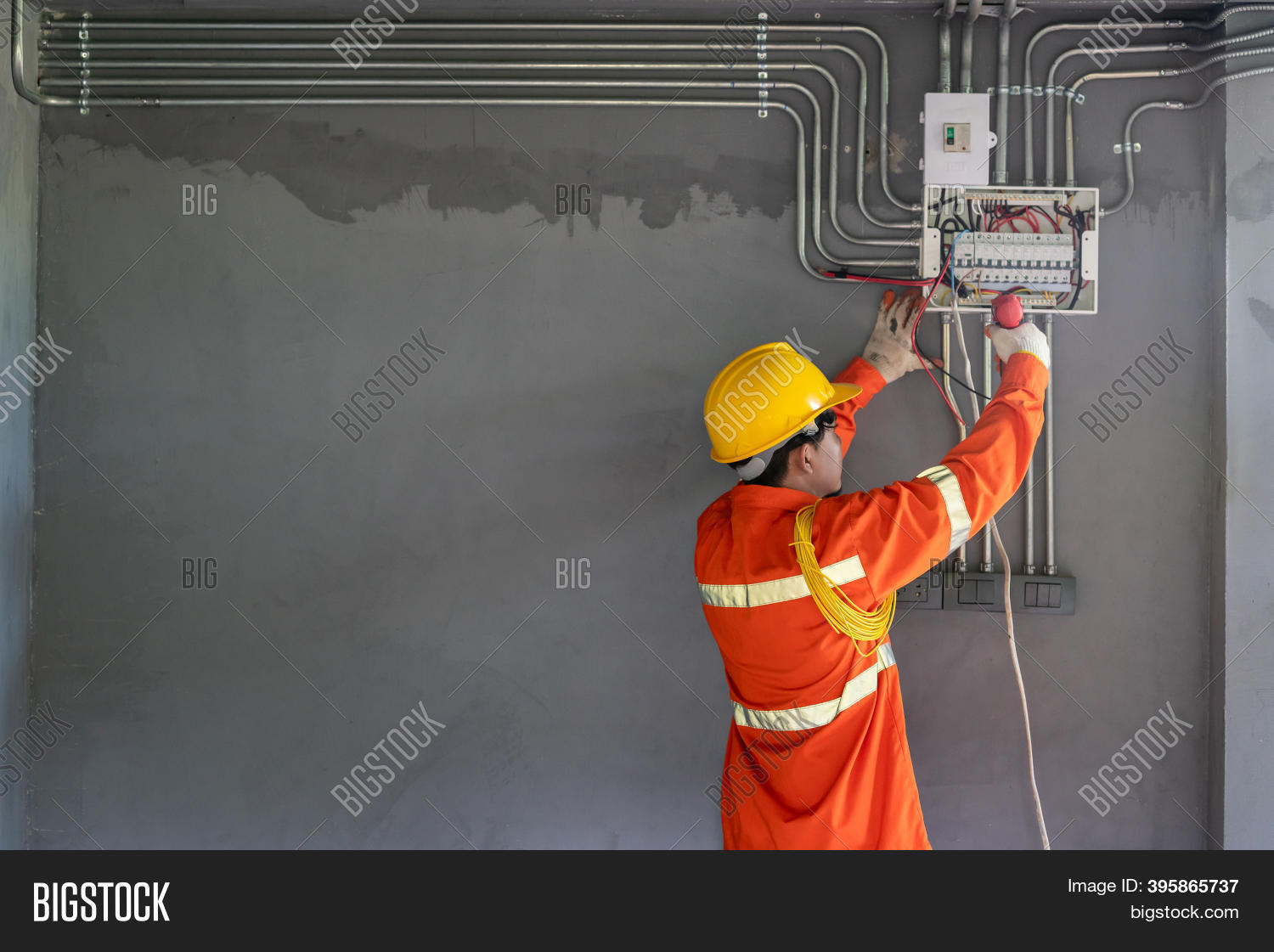 Asian Electrician Wear Image & Photo (Free Trial) | Bigstock