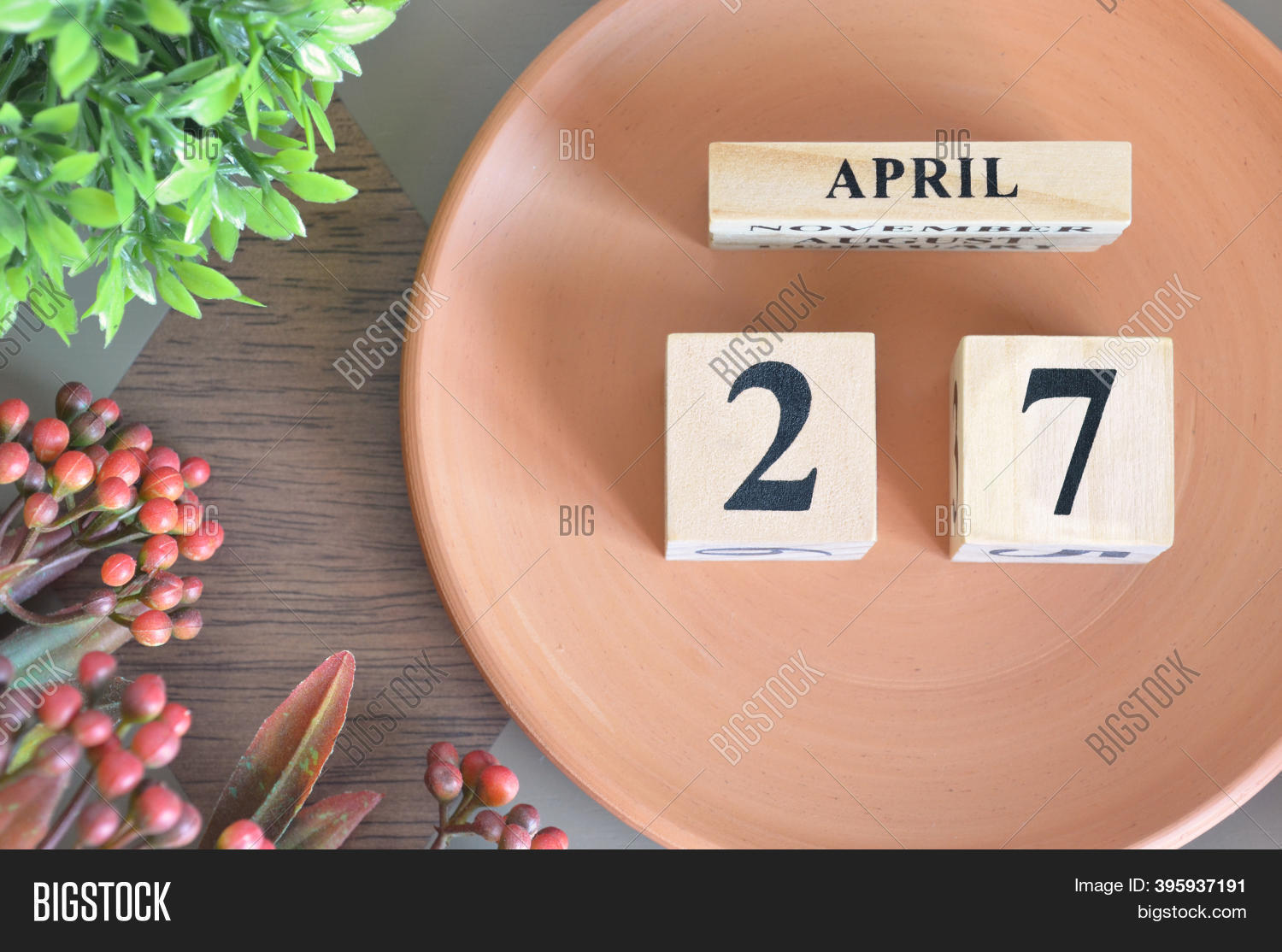 April 27, Date Design Image & Photo (Free Trial) | Bigstock