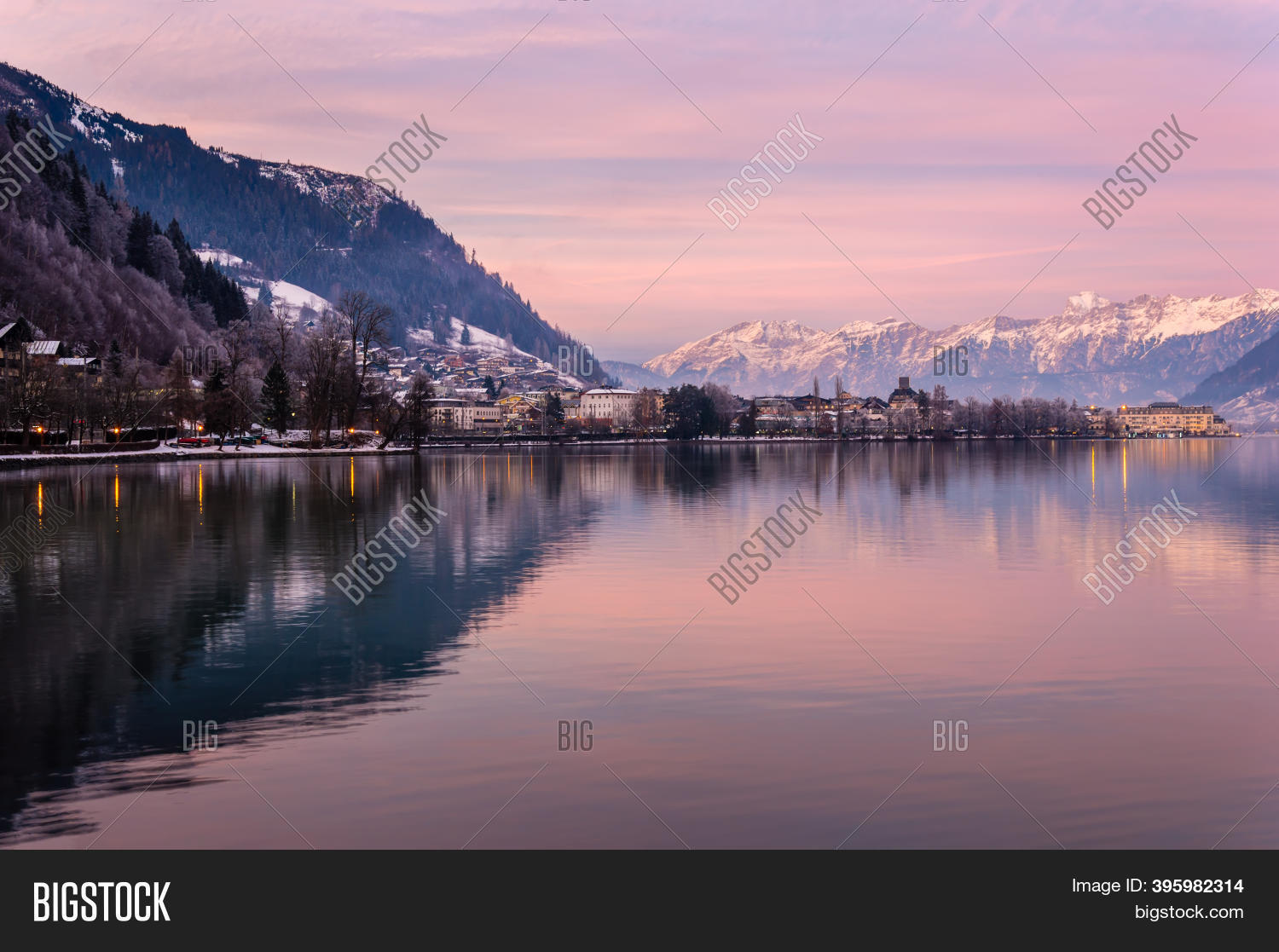 Zell See Winter Image & Photo (Free Trial) | Bigstock