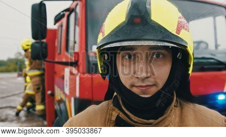 Portrait Shot Fireman Image & Photo (Free Trial) | Bigstock