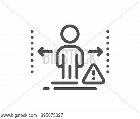 Social Distance Line Vector & Photo (Free Trial) | Bigstock