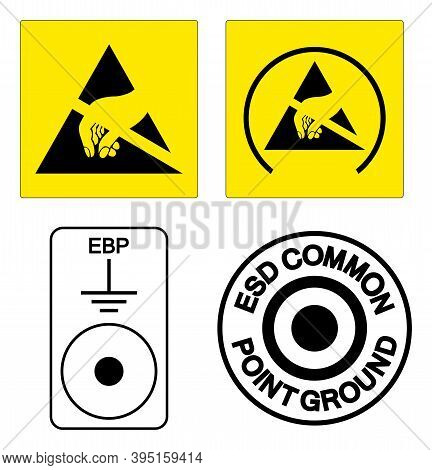 Esd Symbol Sign, Vector & Photo (Free Trial) | Bigstock