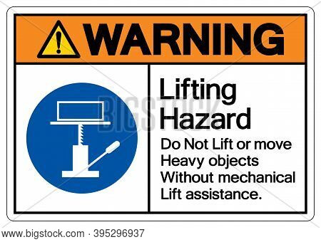 Warning Lifting Vector & Photo (Free Trial) | Bigstock