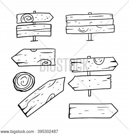 Wooden Signs Set. Vector & Photo (Free Trial) | Bigstock