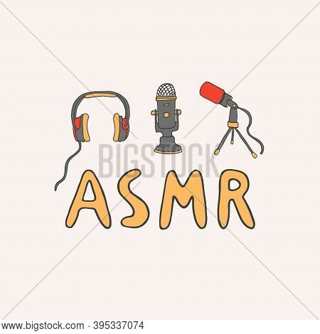 Asmr Logo, Emblem Vector & Photo (Free Trial) | Bigstock