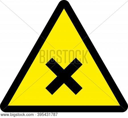 Harmful Warning Sign Vector & Photo (Free Trial) | Bigstock