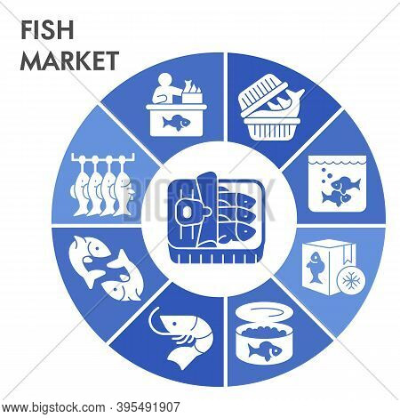 Modern Fish Market Vector & Photo (Free Trial) | Bigstock