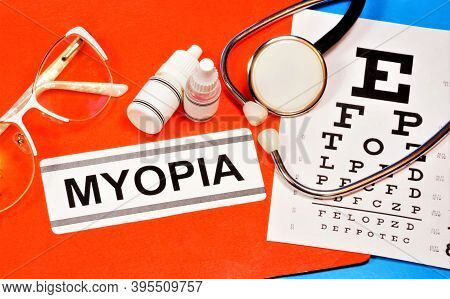 Myopia. Text Label Image & Photo (Free Trial) | Bigstock