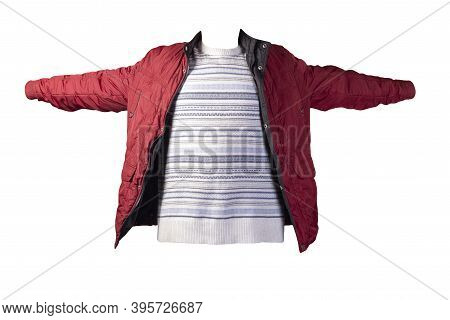 Red Jacket White Blue Image & Photo (Free Trial) | Bigstock