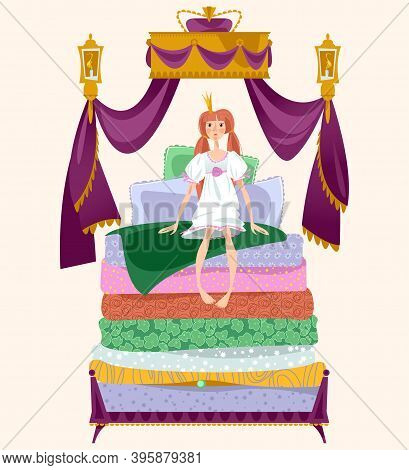 Princess Pea. Girl Vector & Photo (Free Trial) | Bigstock