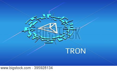 Tron Trx Isometric Vector & Photo (Free Trial) | Bigstock