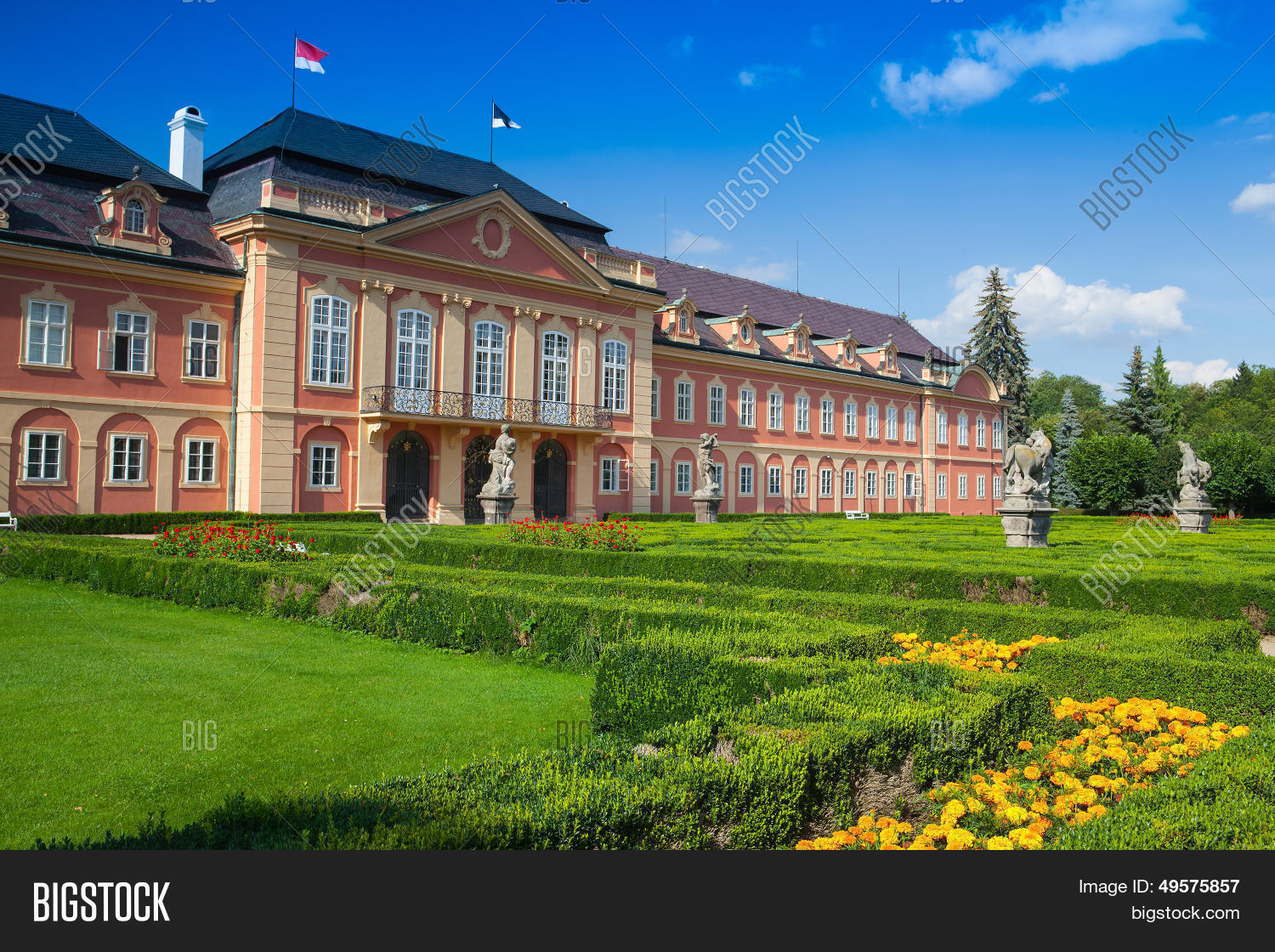Dobris Castle Summer Image & Photo (Free Trial) | Bigstock