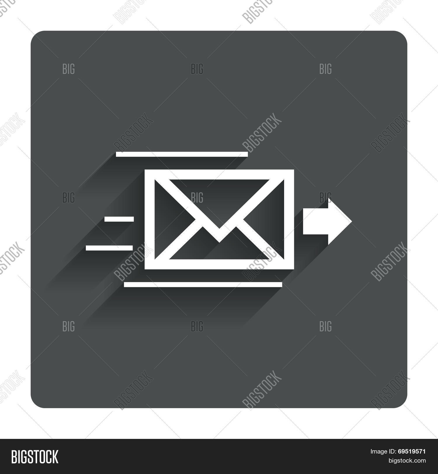 Mail Delivery Icon. Vector & Photo (Free Trial) | Bigstock