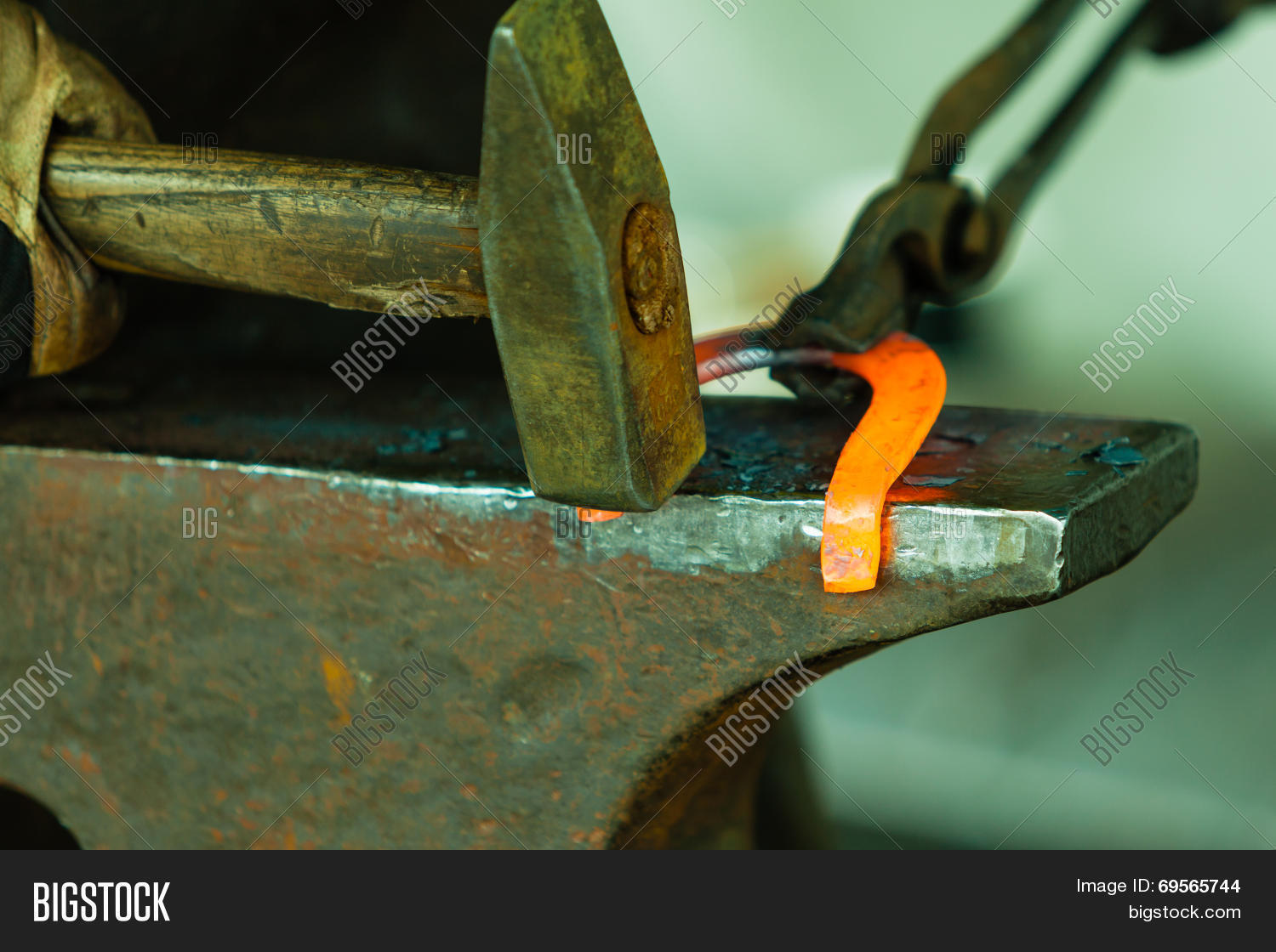 Hammering Glowing Image & Photo (Free Trial) | Bigstock