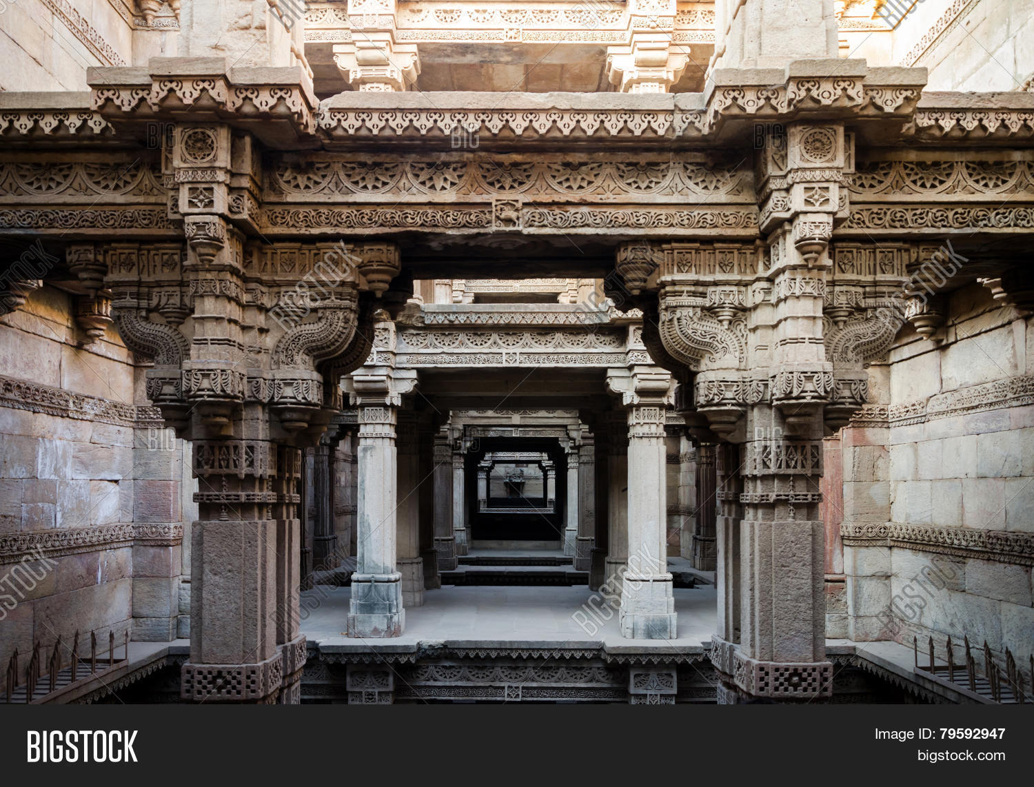 Adalaj Stepwell Image & Photo (Free Trial) | Bigstock
