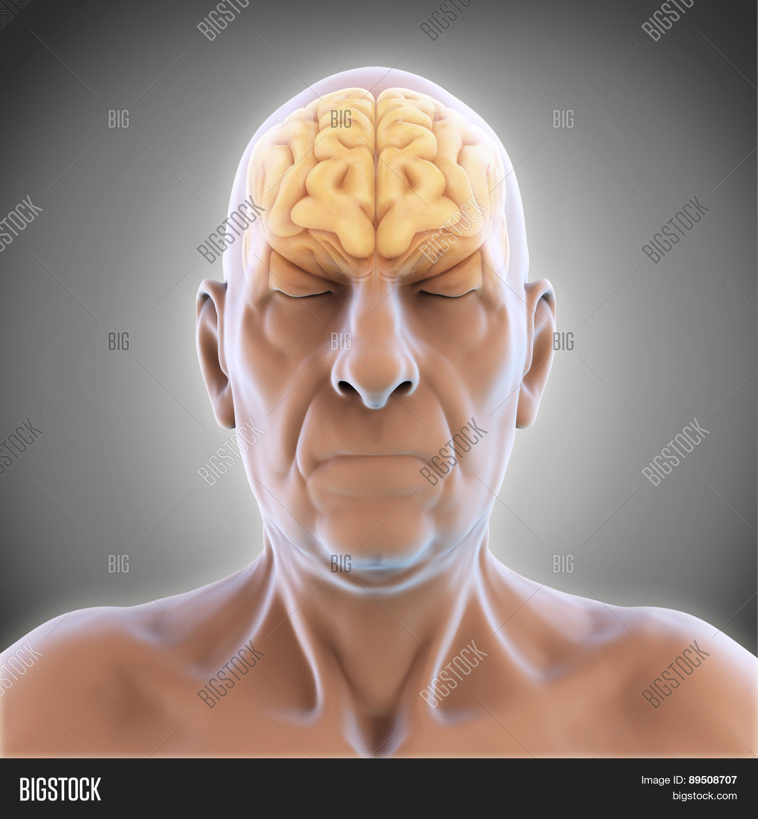 Elderly Male Brain Image & Photo (Free Trial) | Bigstock