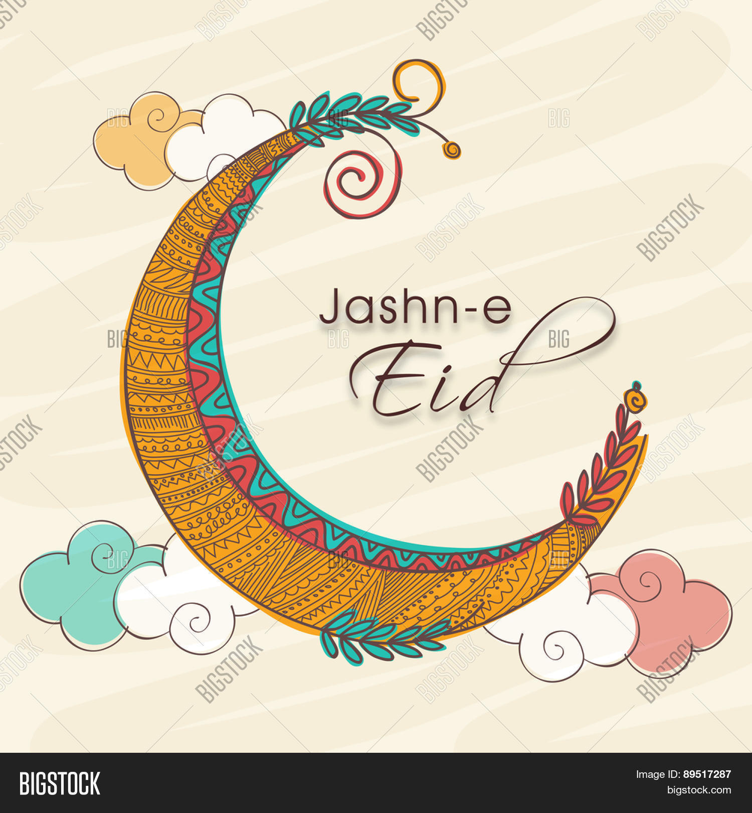 Jashn-e-Eid Vector & Photo (Free Trial) | Bigstock