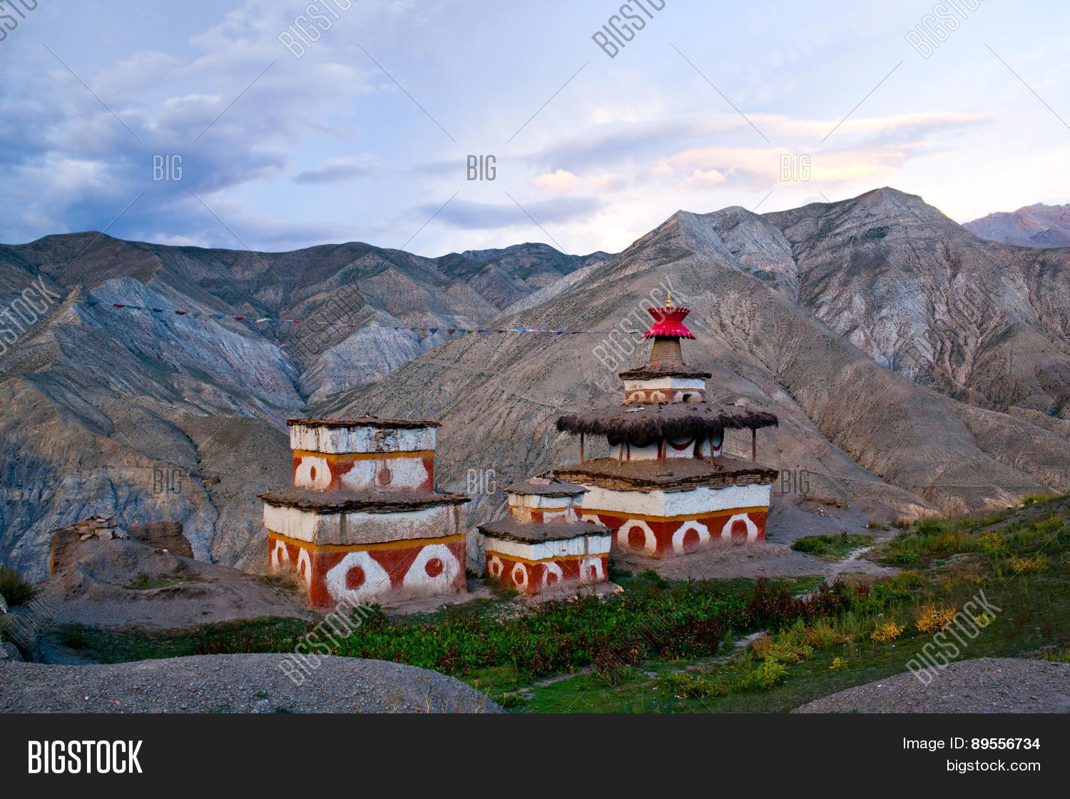 Ancient Bon Stupa Image & Photo (Free Trial) | Bigstock