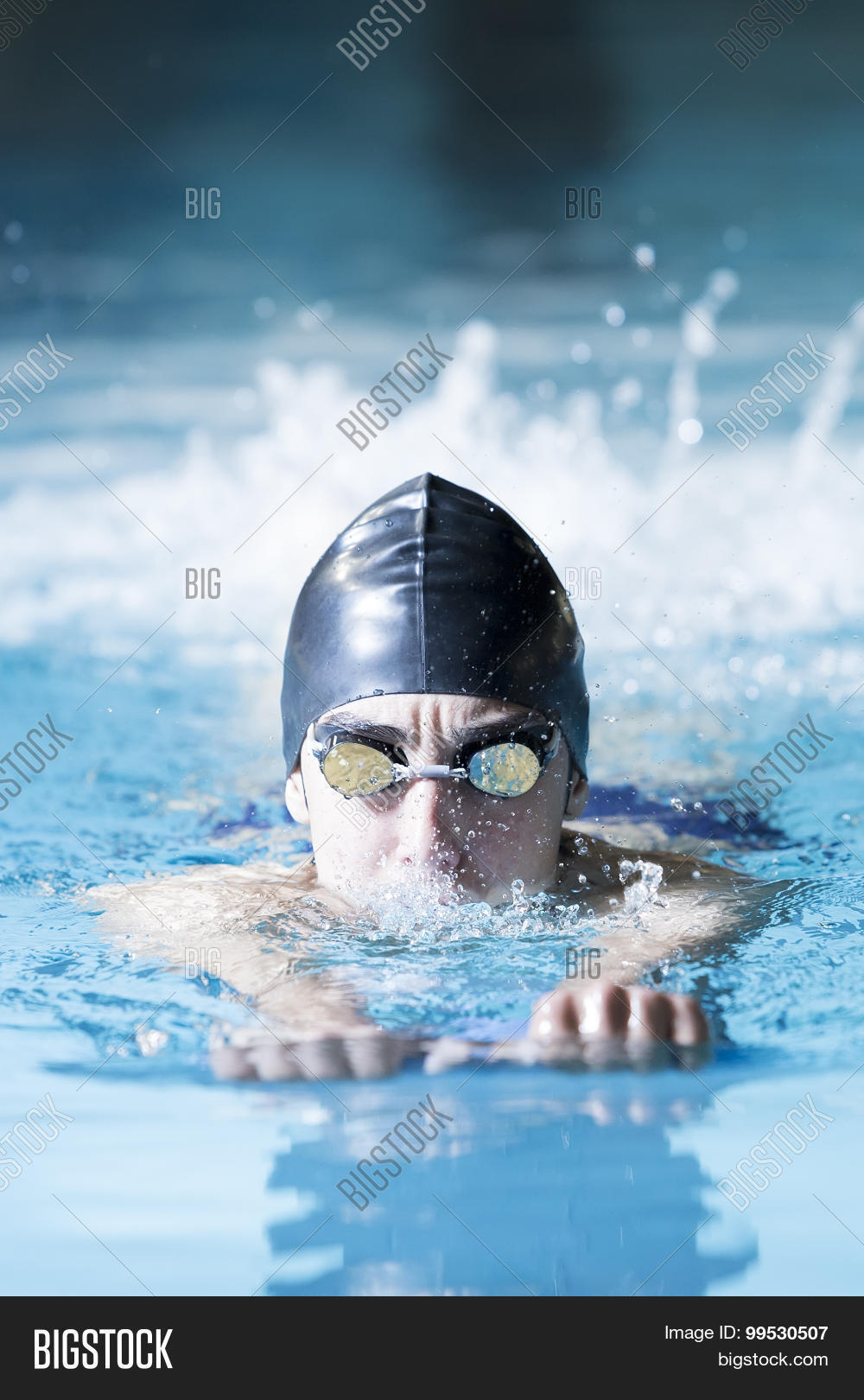 Male Swimmer Swimming Image And Photo Free Trial Bigstock
