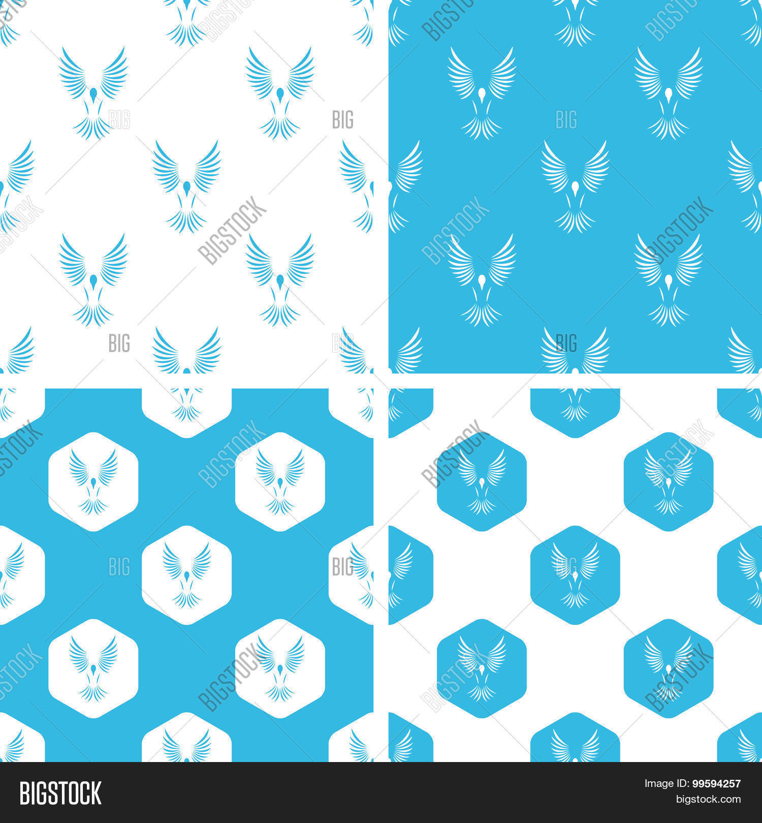 Flying Bird Patterns Vector & Photo (Free Trial) | Bigstock