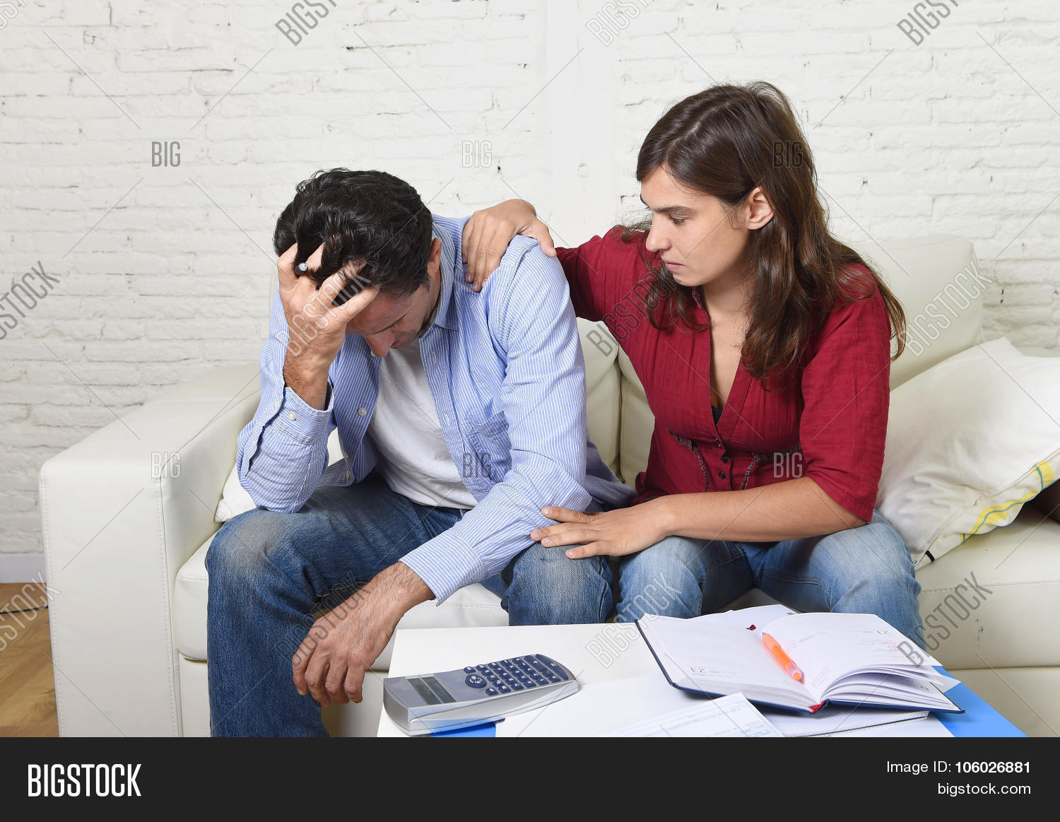 Young Couple Worried Image & Photo (Free Trial) | Bigstock