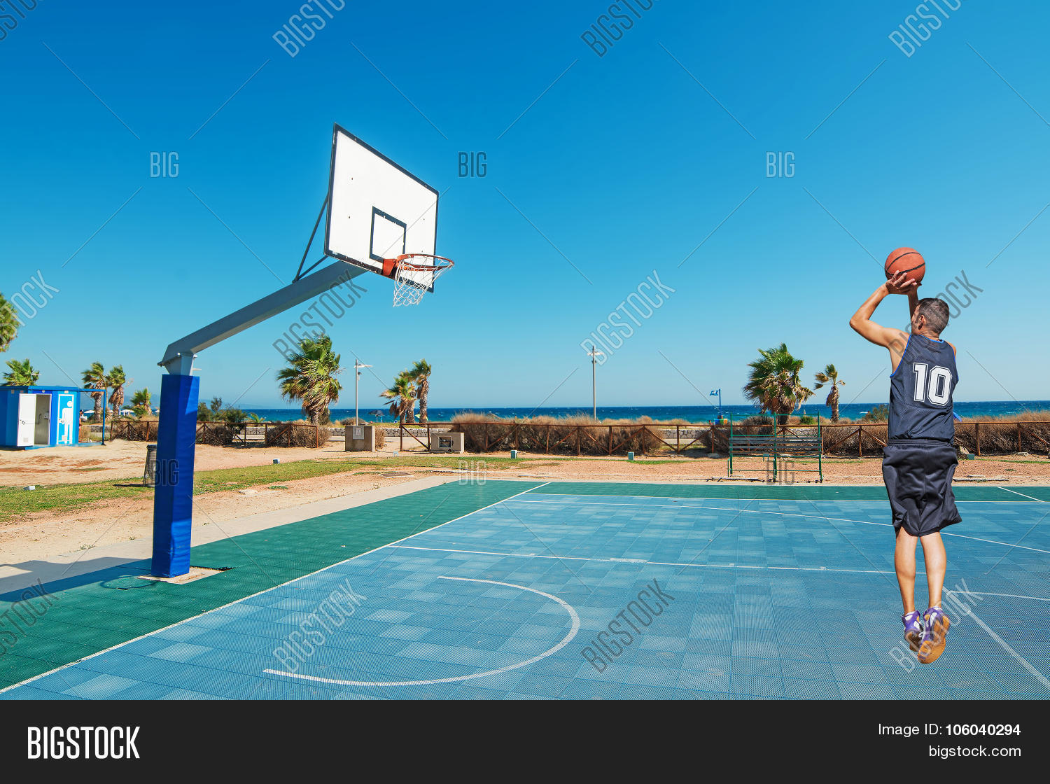 Jump Shot On Beach Image & Photo (Free Trial) | Bigstock