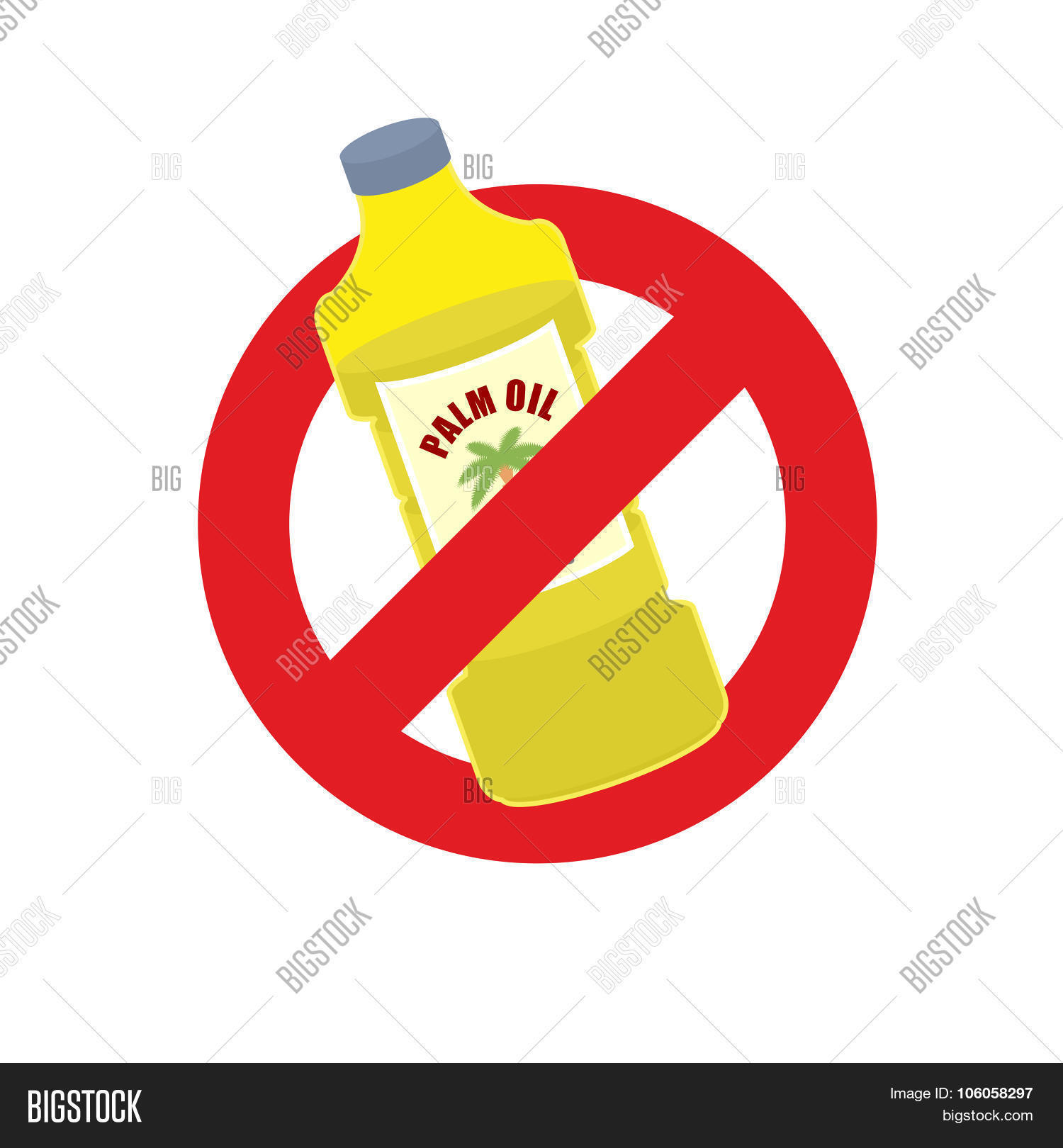 Stop Palm Oil. Ban On Vector & Photo (Free Trial) | Bigstock