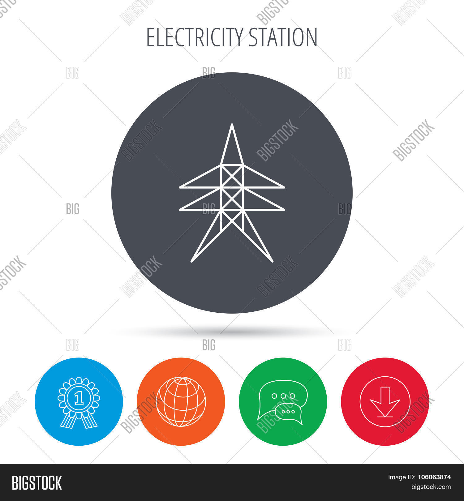 Electricity Station Vector & Photo (Free Trial) | Bigstock