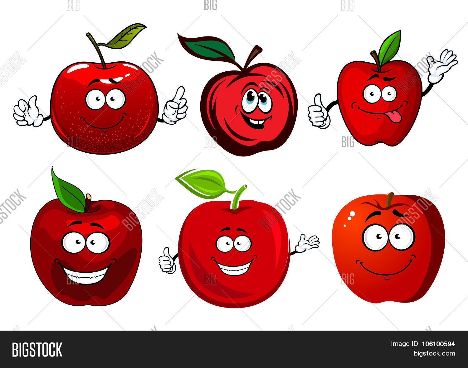 Cartoon Sweet Red Vector & Photo (Free Trial) | Bigstock