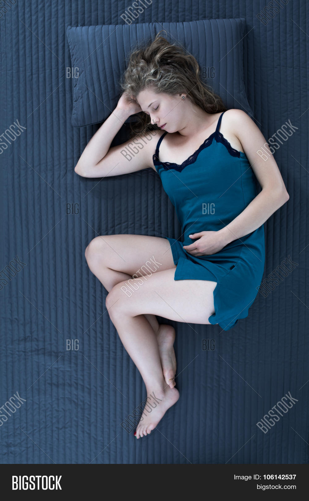 Girl Sleeping Large Image & Photo (Free Trial) | Bigstock