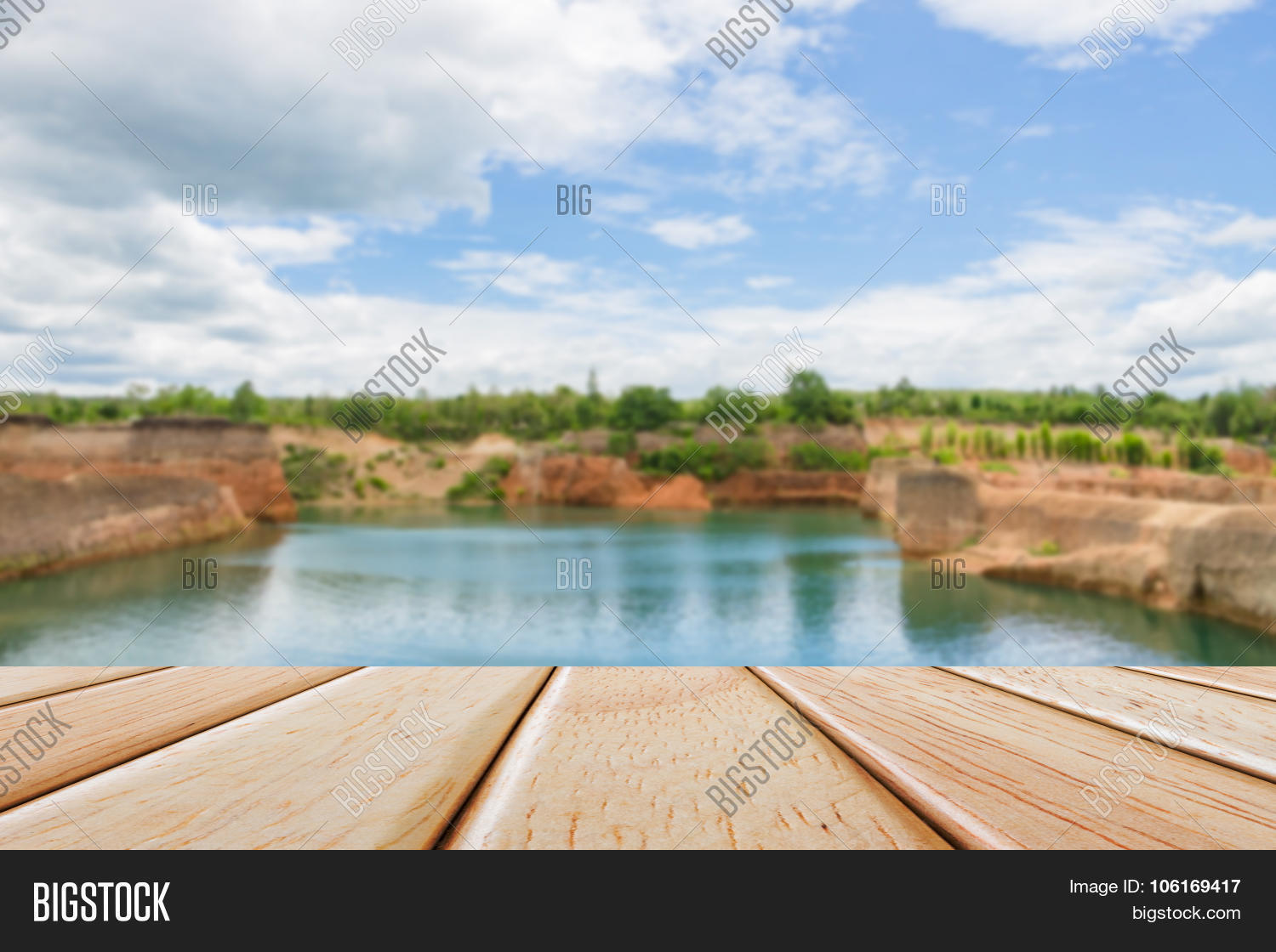 Empty Wooden Deck Image & Photo (Free Trial) | Bigstock