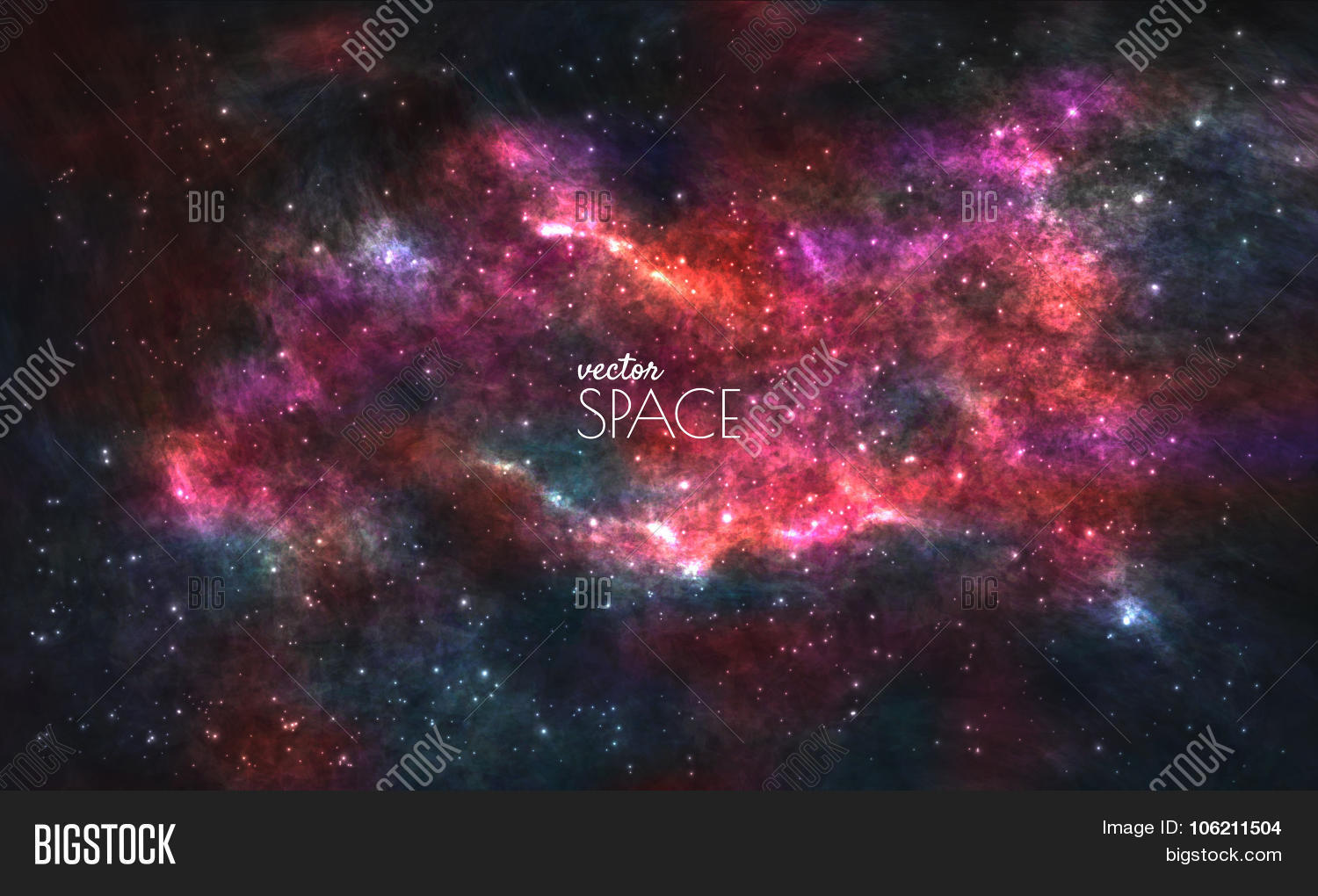 Space Galaxy Vector & Photo (Free Trial) | Bigstock