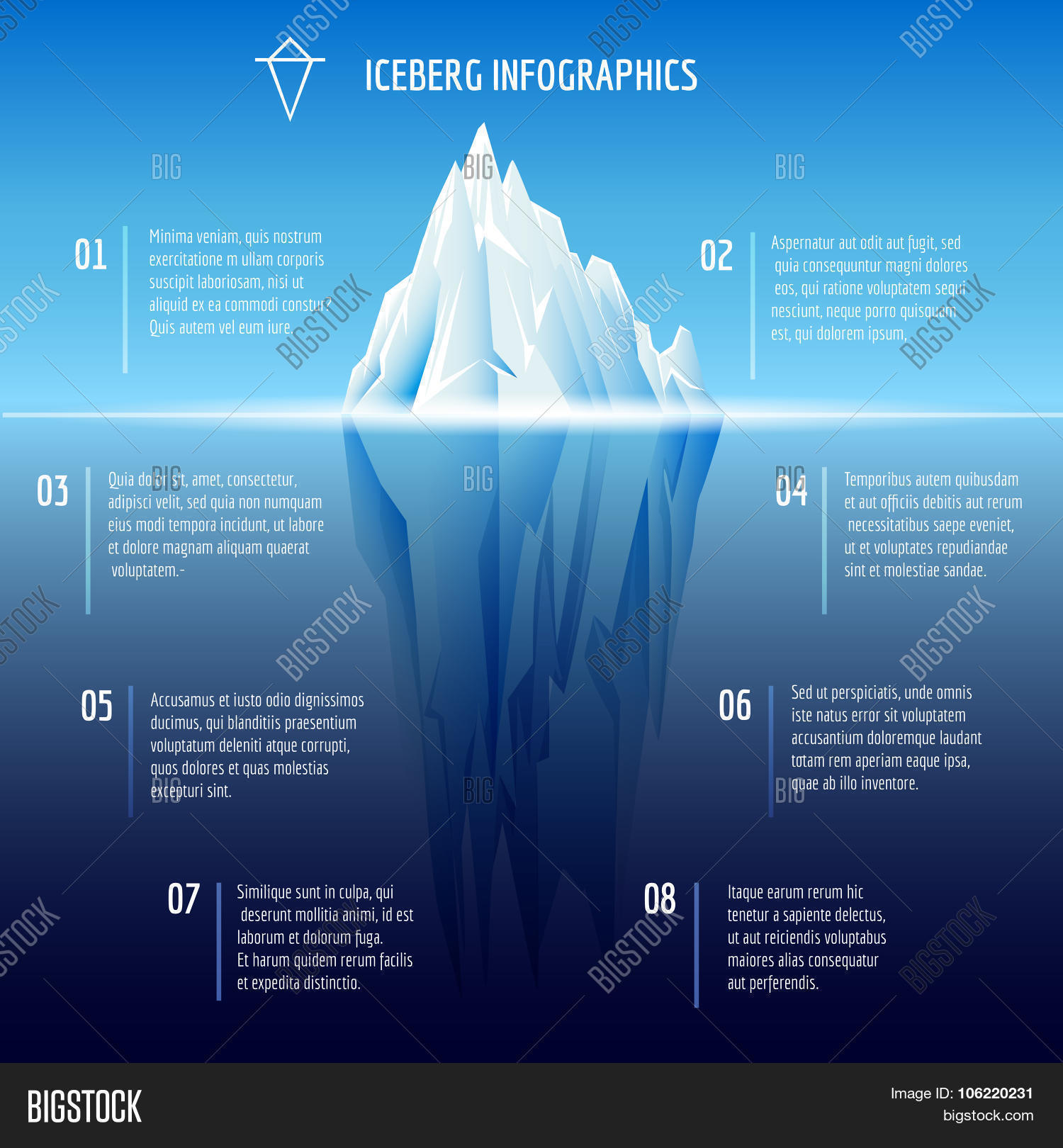 Iceberg Infographics Vector & Photo (Free Trial) | Bigstock